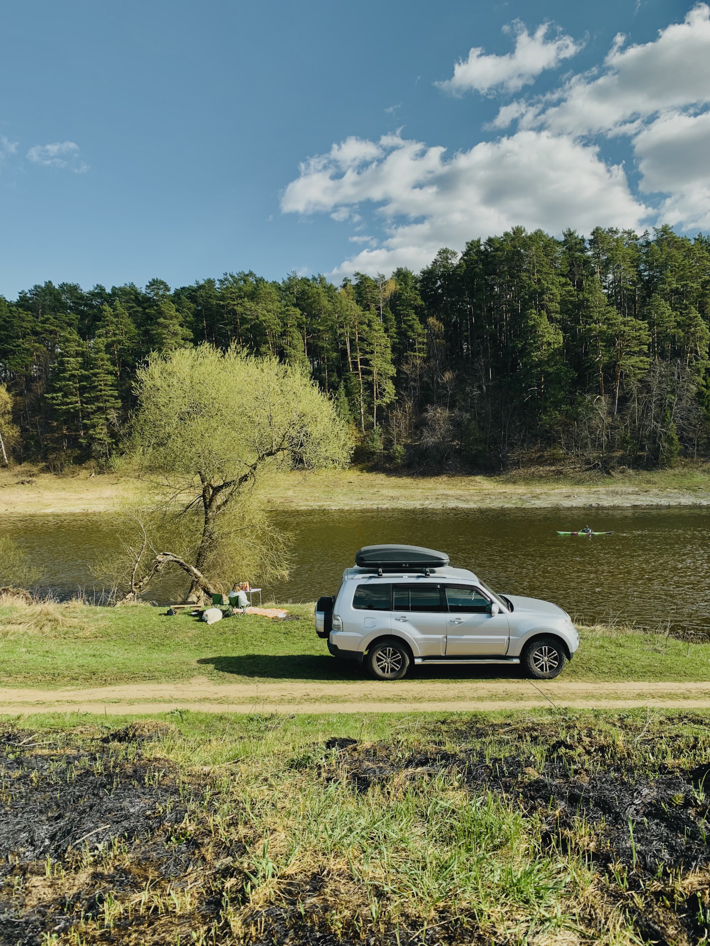 Открытие сезона + молле в форточки — Mitsubishi Pajero (4G), 3,2 л ...