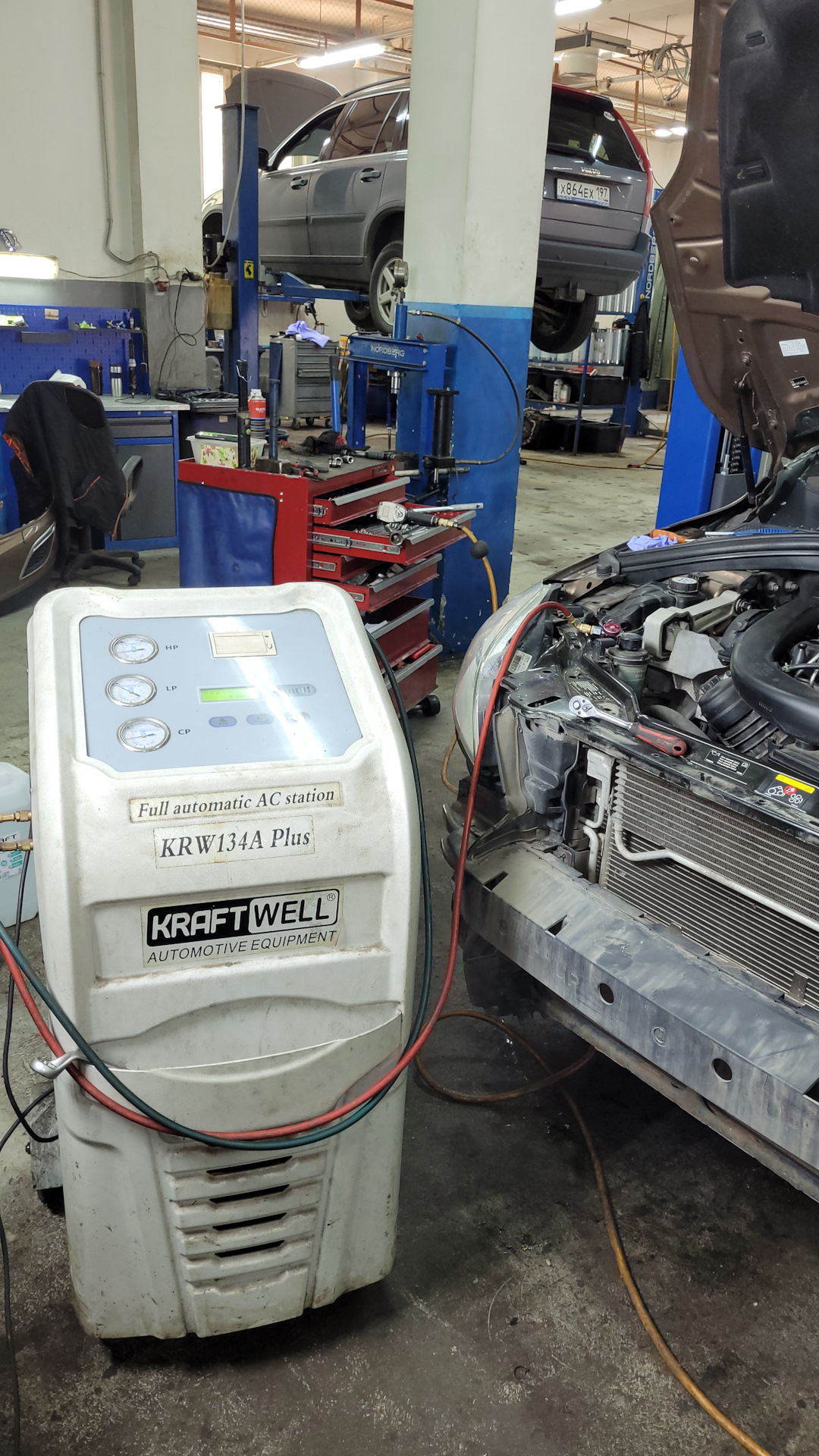 ГРМ-ПОМПА-ЧИСТКА РАДИАТОРОВ — ТО. — Volvo XC60 (1G), 2,4 л., 2012 года ...