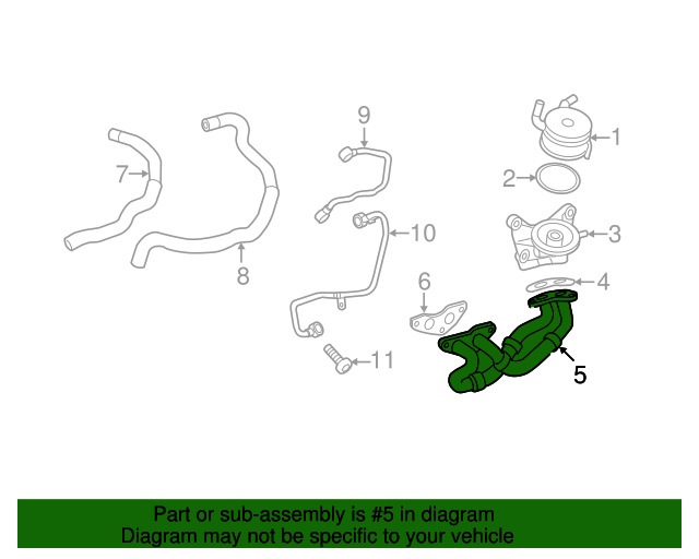 1576731010 Трубка масляного радиатора 2GR-FE TOYOTA LEXUS | Запчасти на ...