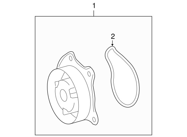 1610039465 Водяной насос TOYOTA LEXUS | Запчасти на DRIVE2