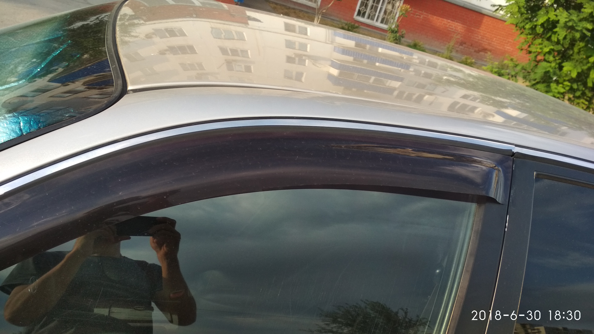 Молдинг… . — Hyundai Sonata IV (EF), 2 л, 2004 года | своими руками ...