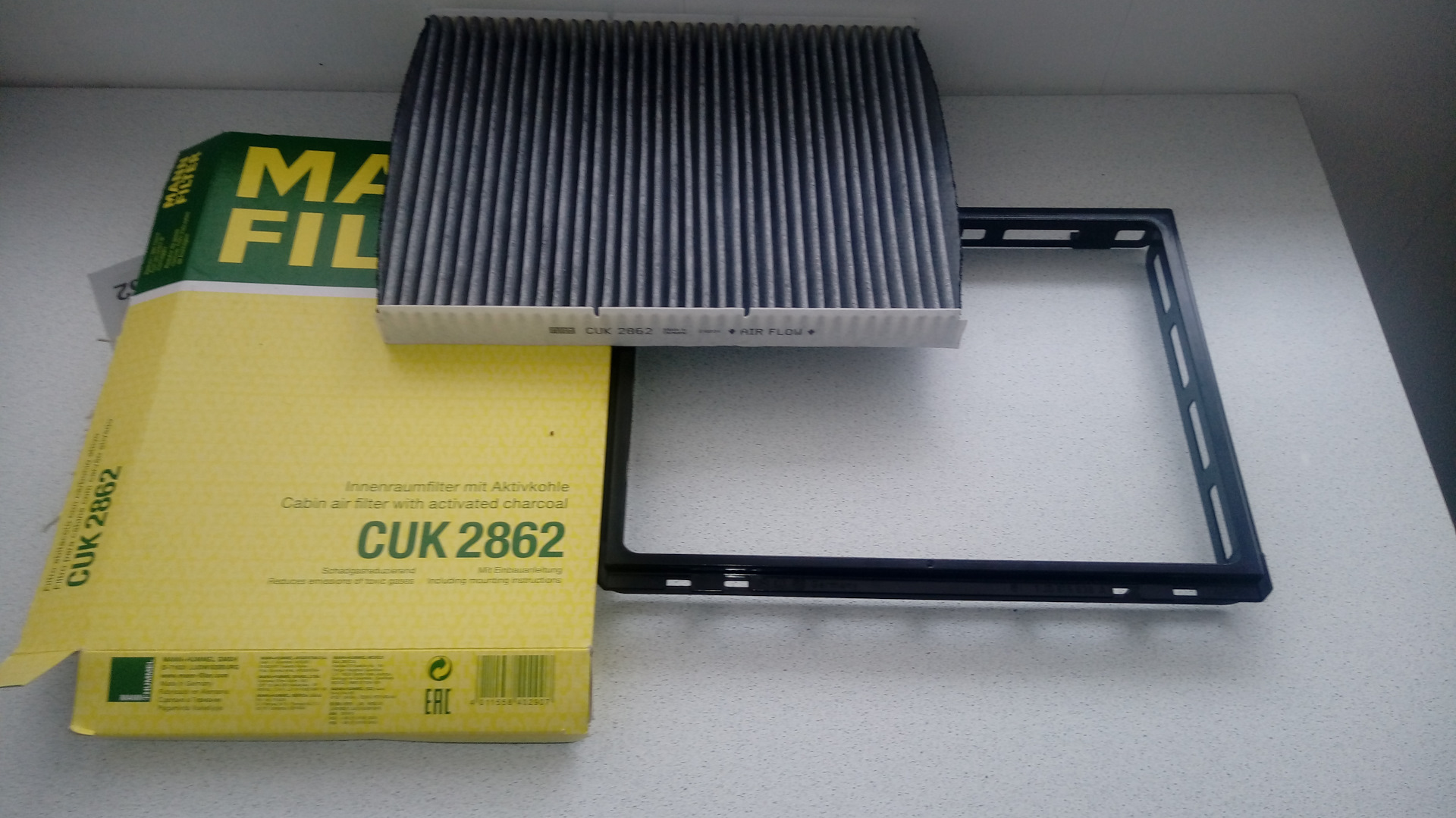 Рамку под салонный фильтр на 0.5 см толще — Skoda Octavia A4 Mk1, 1,6 л, 2009 года | просто так ...