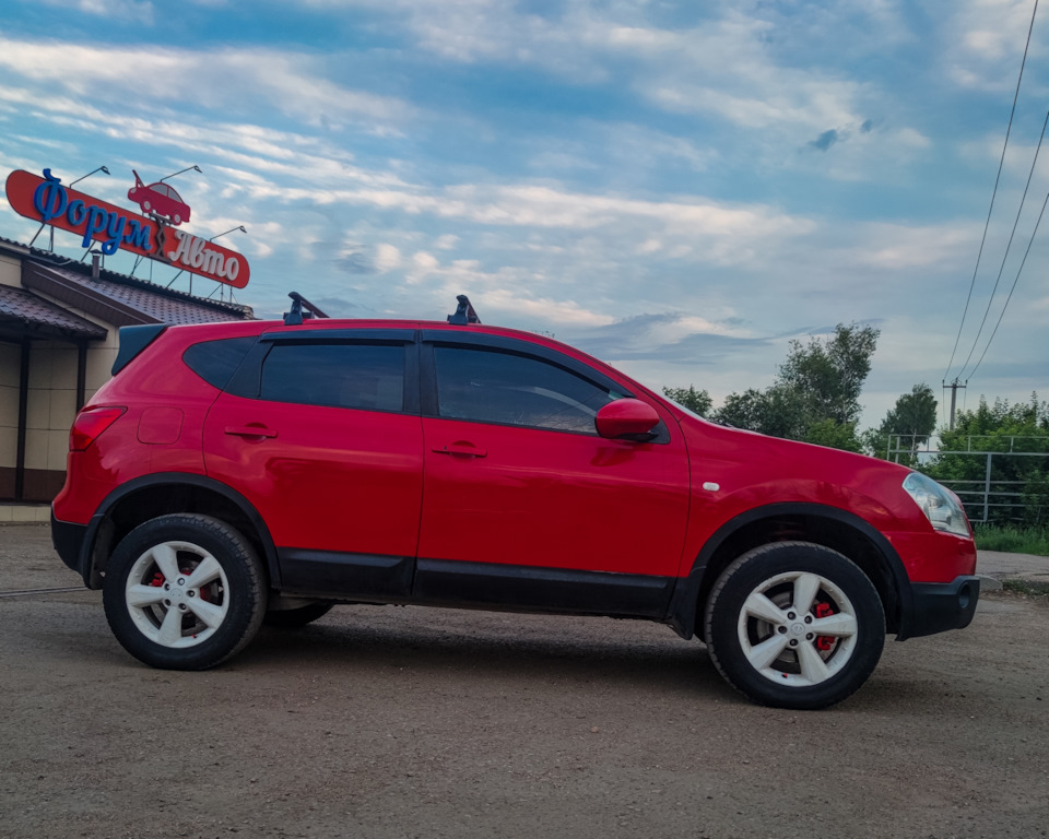Лифт подвески Qashqai j10 stage 2 — Nissan Qashqai (1G), 2 л, 2009 года ...