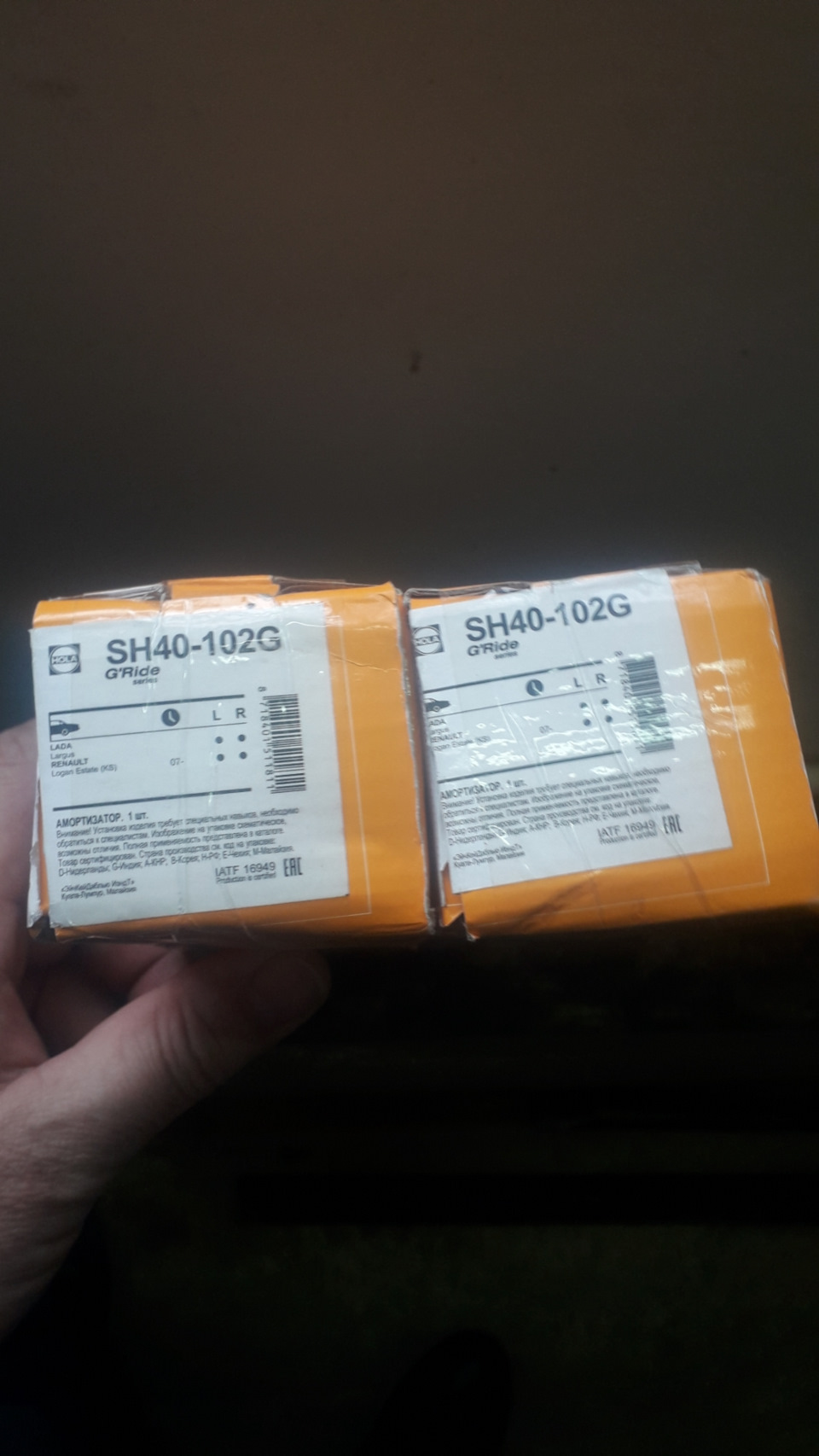 SH40102G Амортизатор задний L=R RENAULT Sandero Stepway 284G HOLA ...