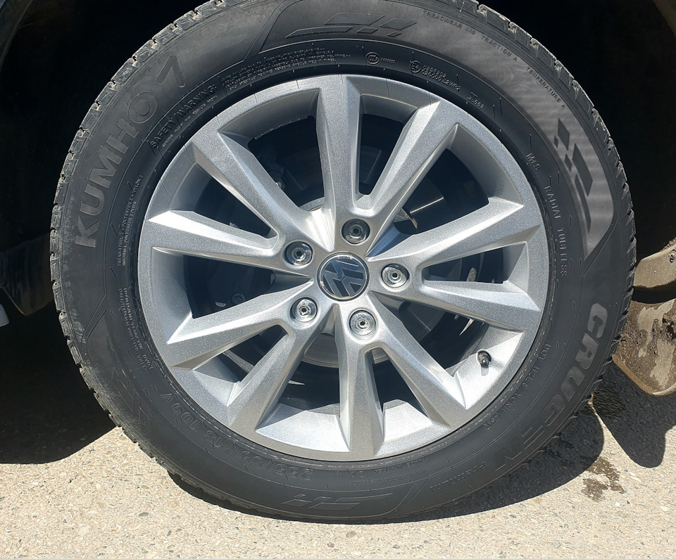 Переобулся на летнюю резину (и не только) — Volkswagen Touareg (2G), 3 ...