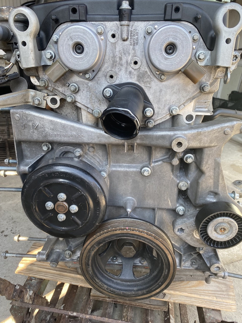 Часть 8 Замена цепи ГРМ — Mercedes-Benz C-Class (W203), 1,8 л, 2005 ...