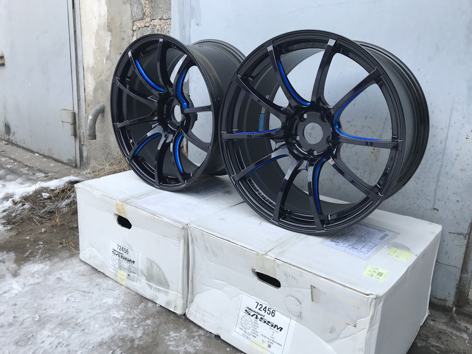 Weds Sport SA55M 19x9.5+15 — Toyota Mark II (90), 3 л, 1993 года ...