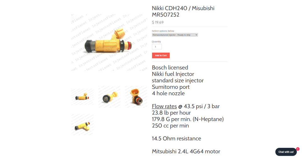 MR507252 Инжектор Mitsubishi | Запчасти на DRIVE2