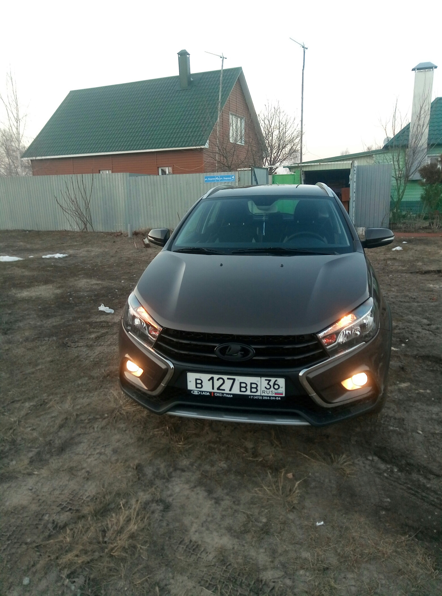 вот мы и с номерами — Lada Vesta SW Cross (1G), 1,6 л, 2019 года | просто так | DRIVE2