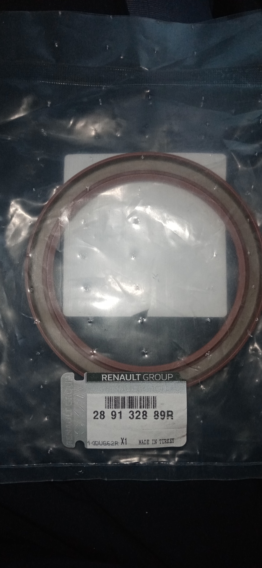 289132889R Сальник коленчатого вала RENAULT | Запчасти на DRIVE2