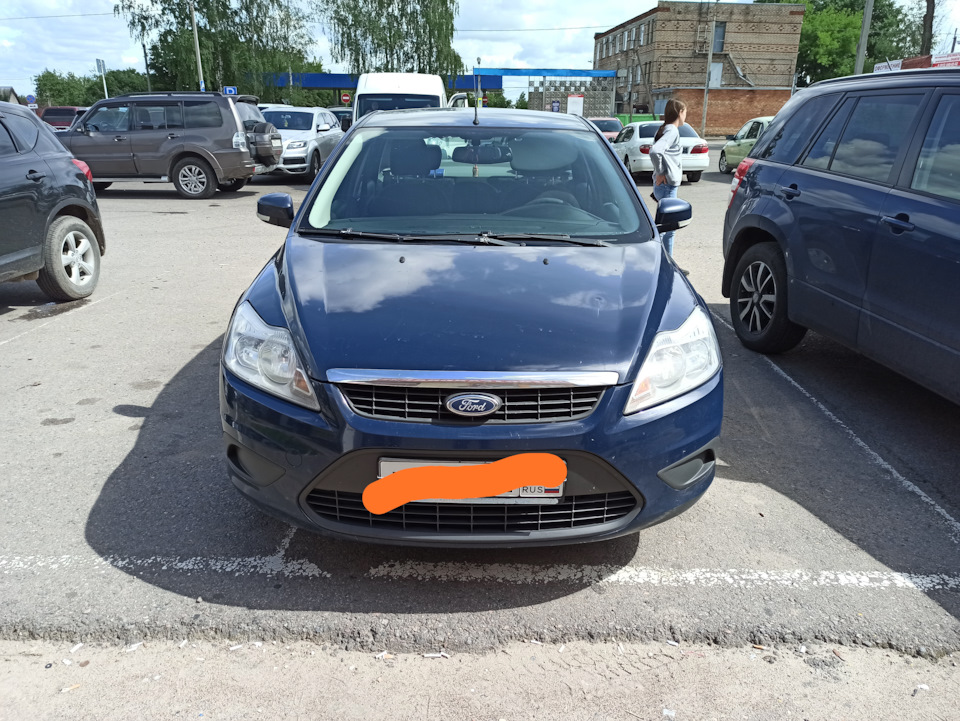 Установка ПТФ Форд фокус 2 — Ford Focus Sedan II, 1,6 л, 2008 года ...