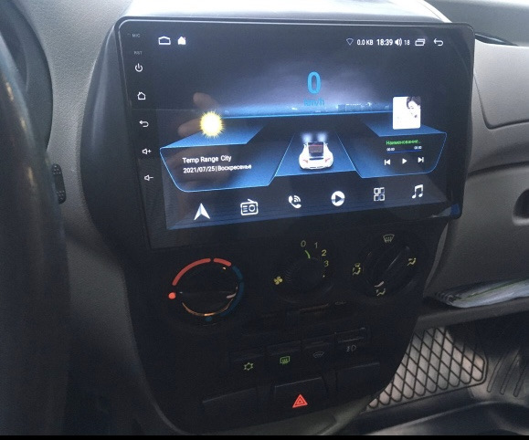 Андроид магнитола 9 дюймов в калину 1 — DRIVE2
