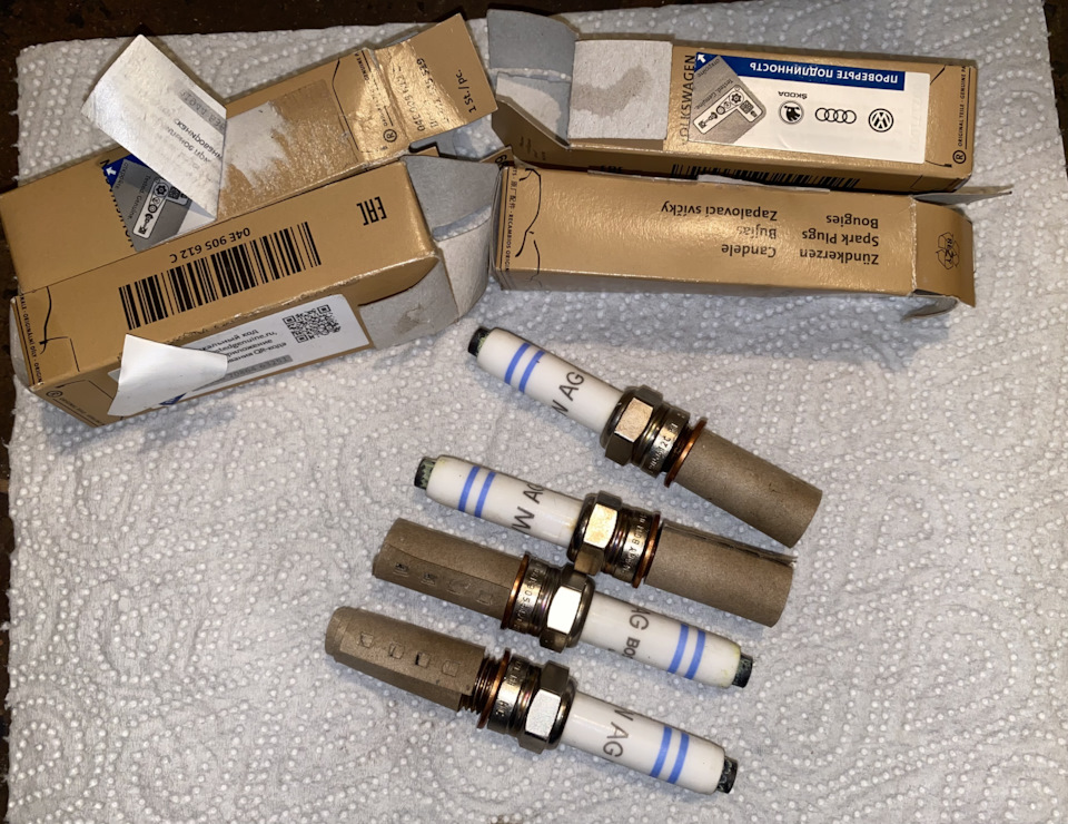 04E905612C Свеча зажигания VAG | Запчасти на DRIVE2