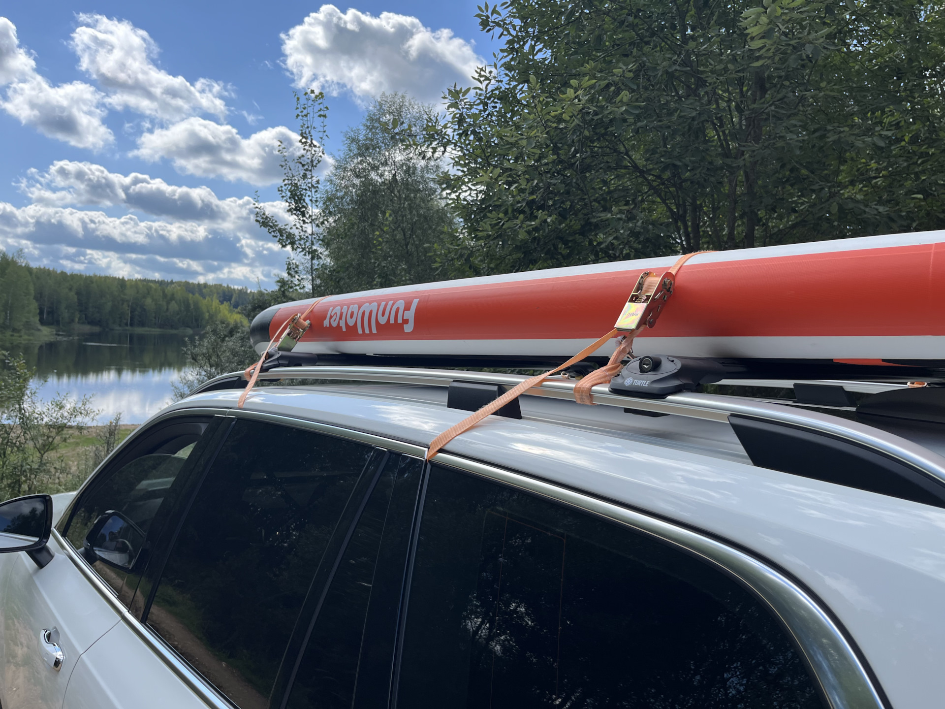 Поперечины Turtle air1 — Volvo XC90 (2G), 2 л, 2018 года | аксессуары ...