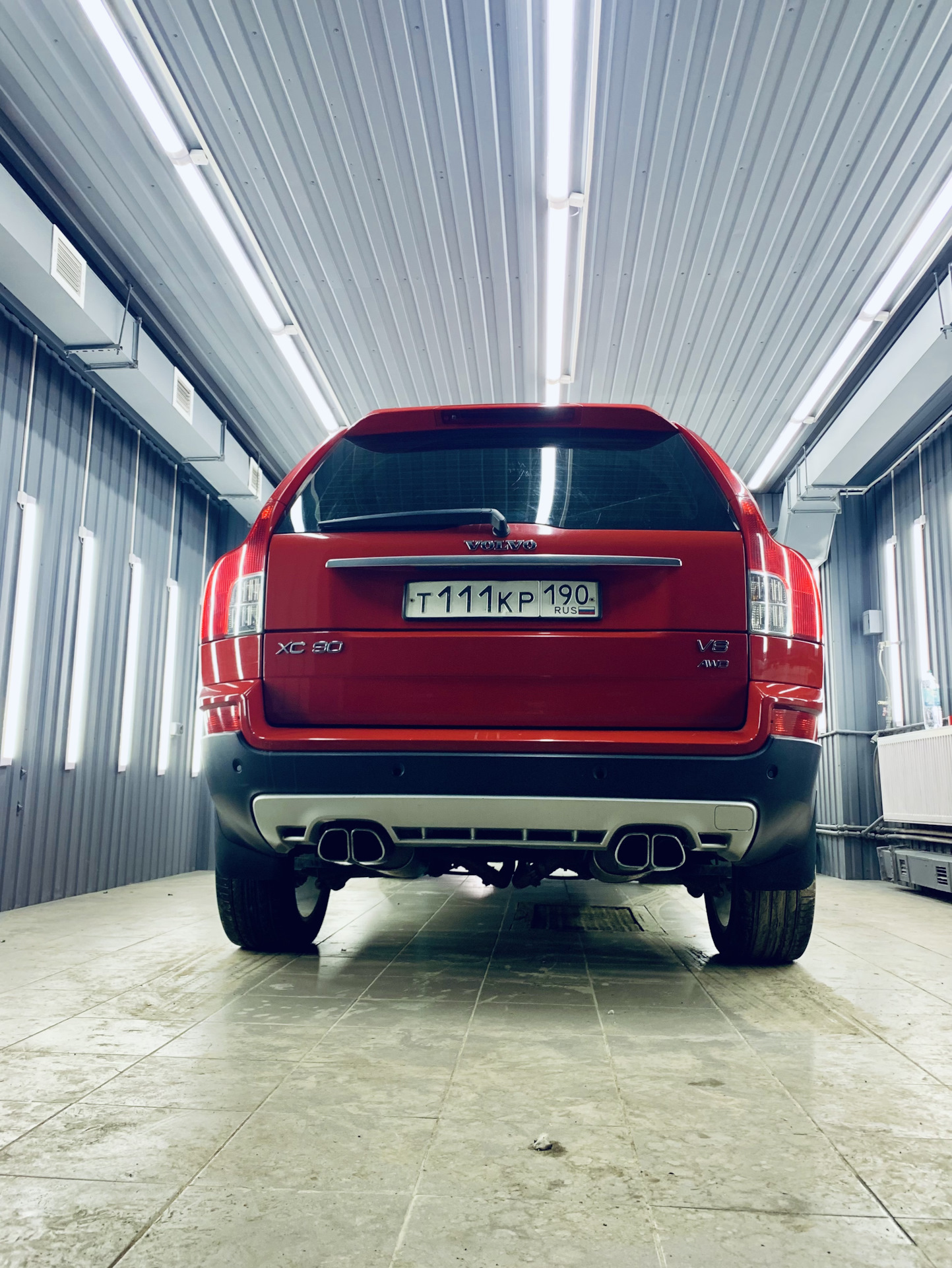 Двойной выхлоп и Cratus 20 — Volvo XC90 (1G), 4,4 л, 2008 года ...