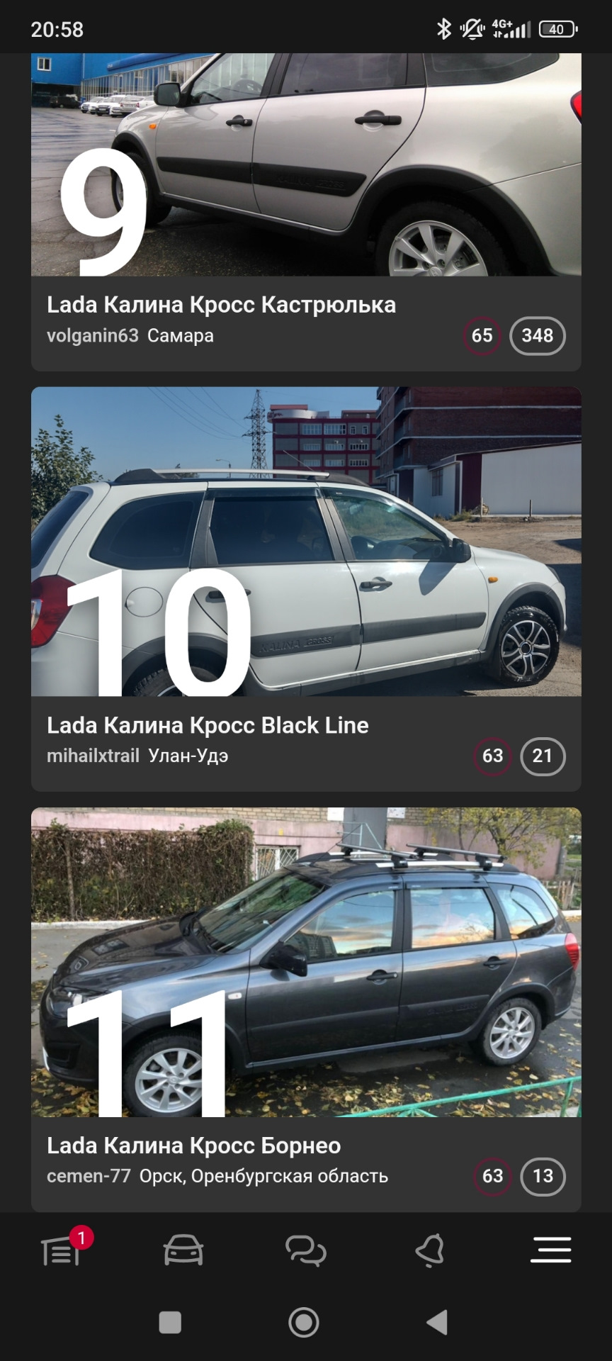 Вошёл в топ 10 Lada Калина Кросс — Lada Kalina Cross, 1,6 л, 2017 года | рейтинг и продвижение ...