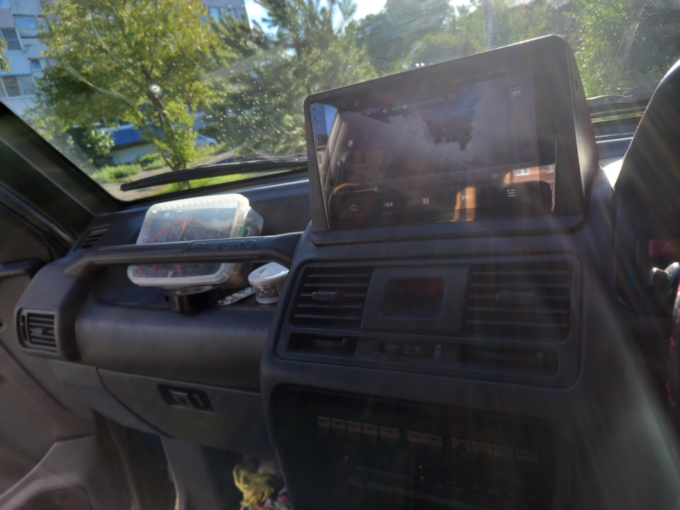 Магнитола — Mitsubishi Pajero (2G), 2,8 л, 1994 года | автозвук | DRIVE2