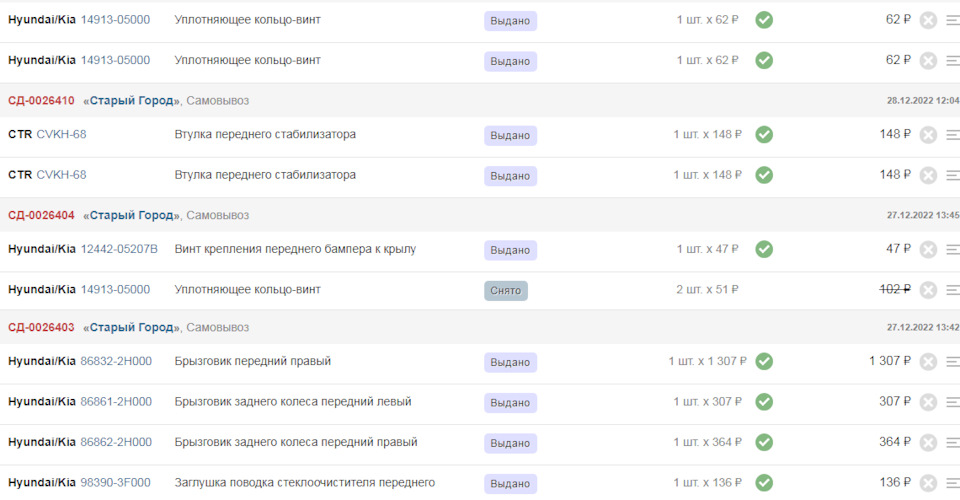 Замена передних пружин, задних направляющих и ступиц итд — Hyundai ...