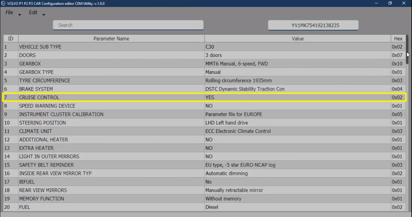 Конфигурация CEM VOLVO V50 S40 P1 и P2/P3 — Volvo V50, 1,6 л, 2009 года ...