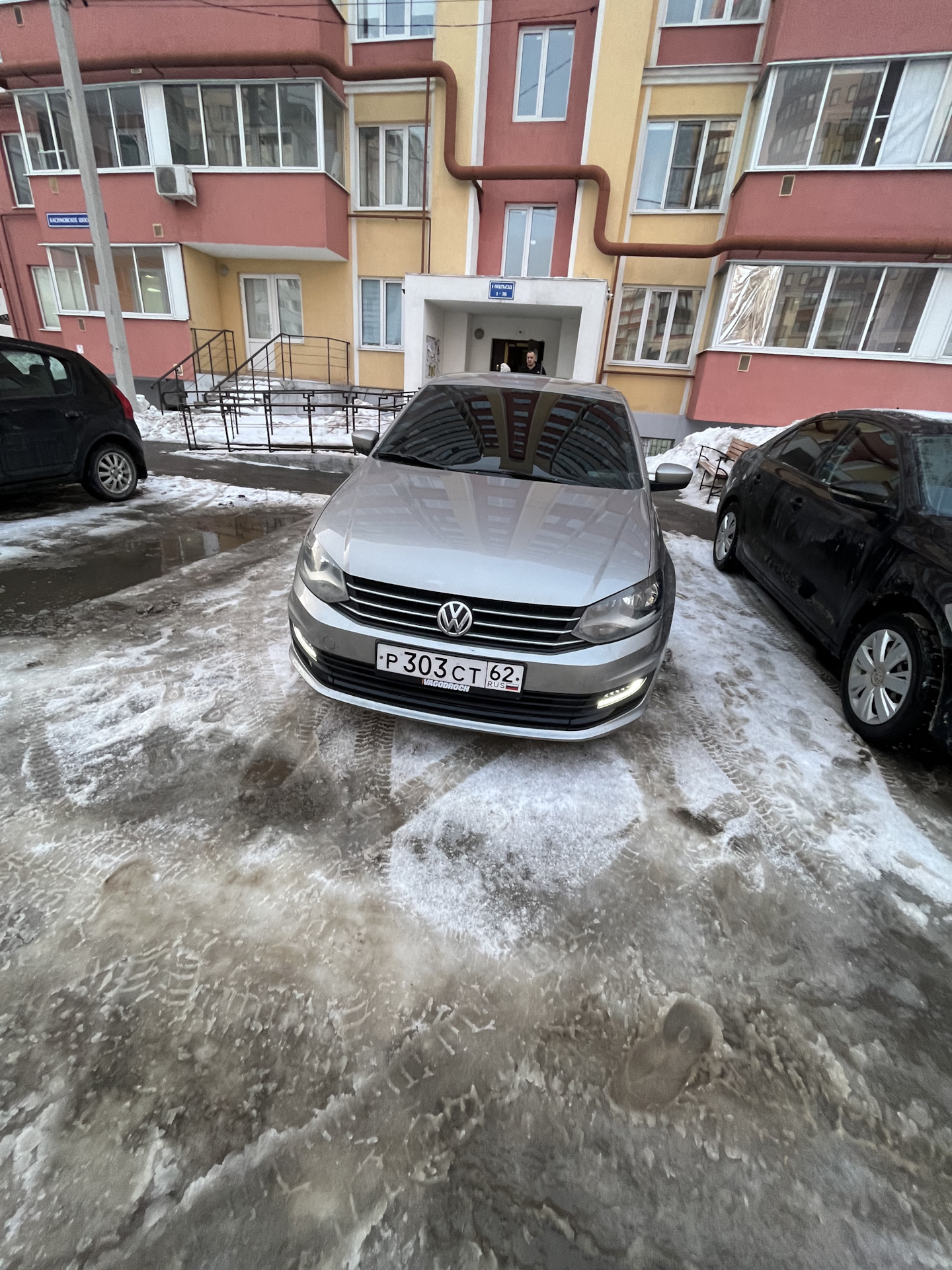 Sal-man polo5 рестайлинг — Volkswagen Polo Sedan, 1,6 л, 2017 года | электроника | DRIVE2