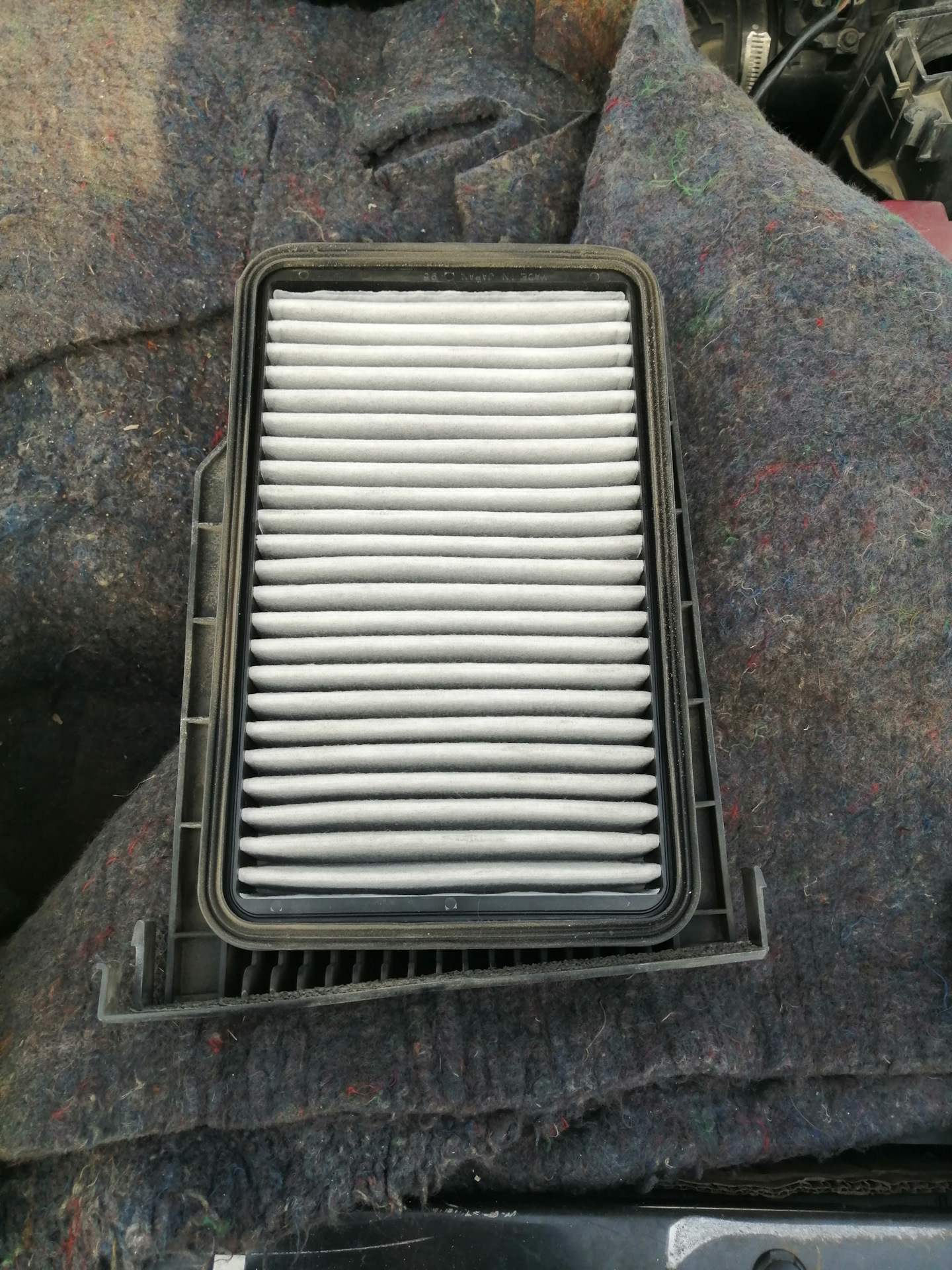 Замена воздушного фильтра и модернизация на зиму — Nissan Lafesta (1G), 2 л, 2010 года ...