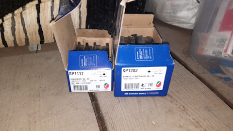 SP1202 Комплект передних тормозных ко… SANGSIN | Запчасти на DRIVE2