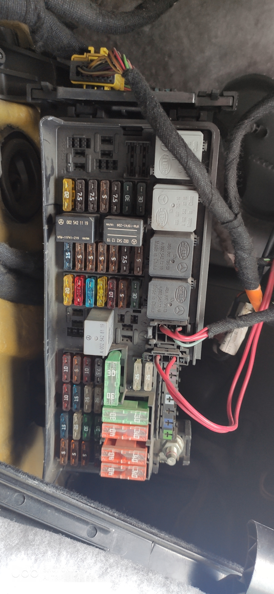 A0025427219 Реле в блоке предохранителей Mercedes | Запчасти на DRIVE2