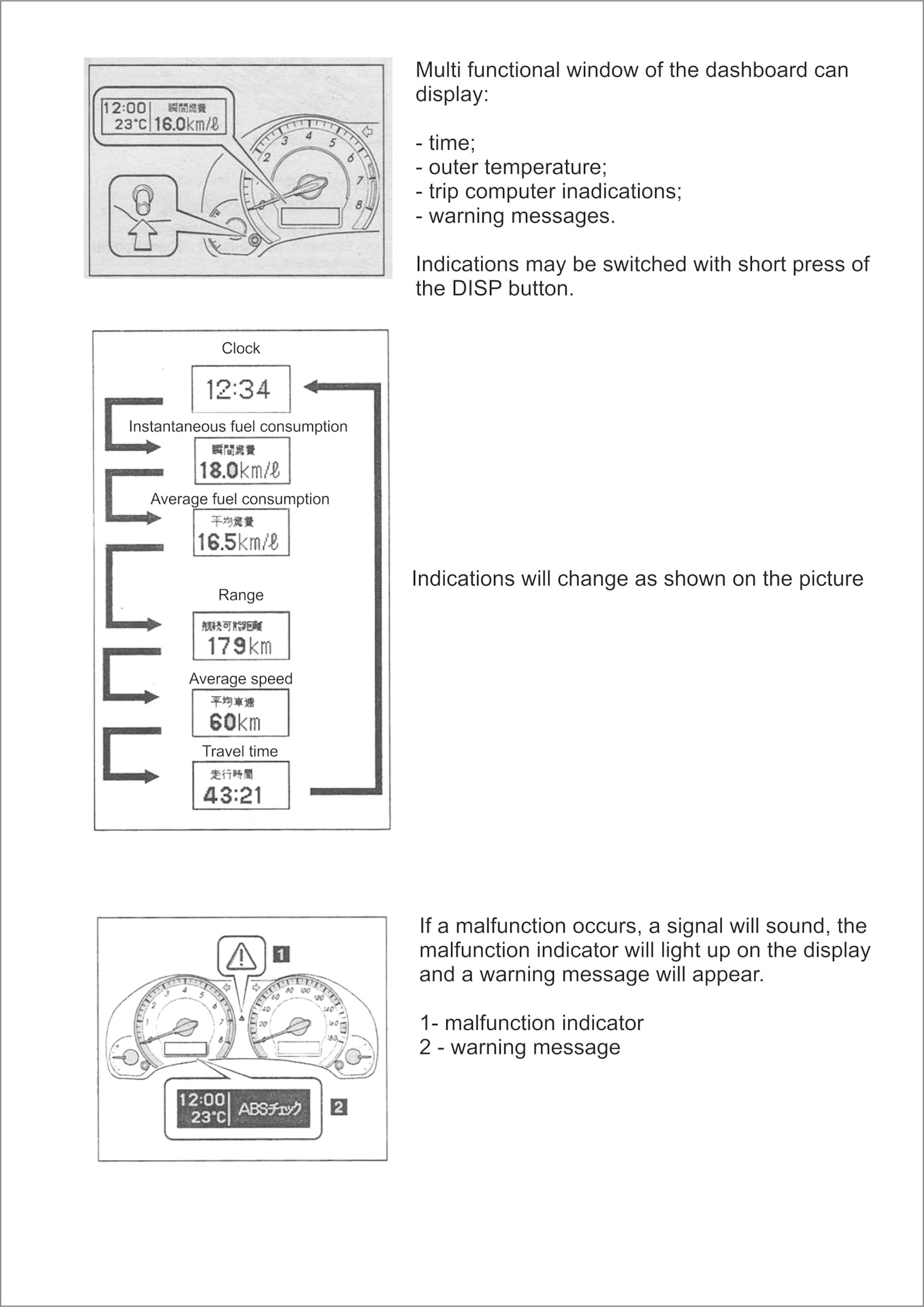 Toyota Corolla Fielder E140 Optitron Dashboard — DRIVE2