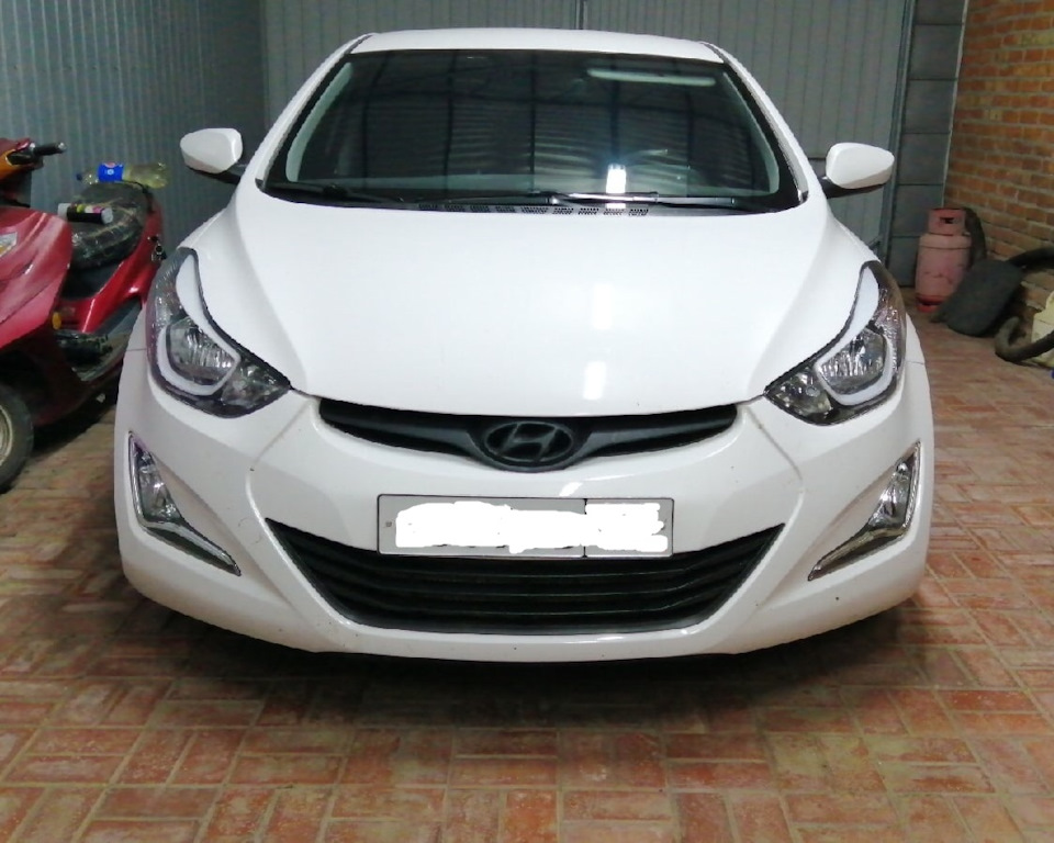 ПТФ — Hyundai Elantra (5G), 1,6 л, 2015 года | стайлинг | DRIVE2