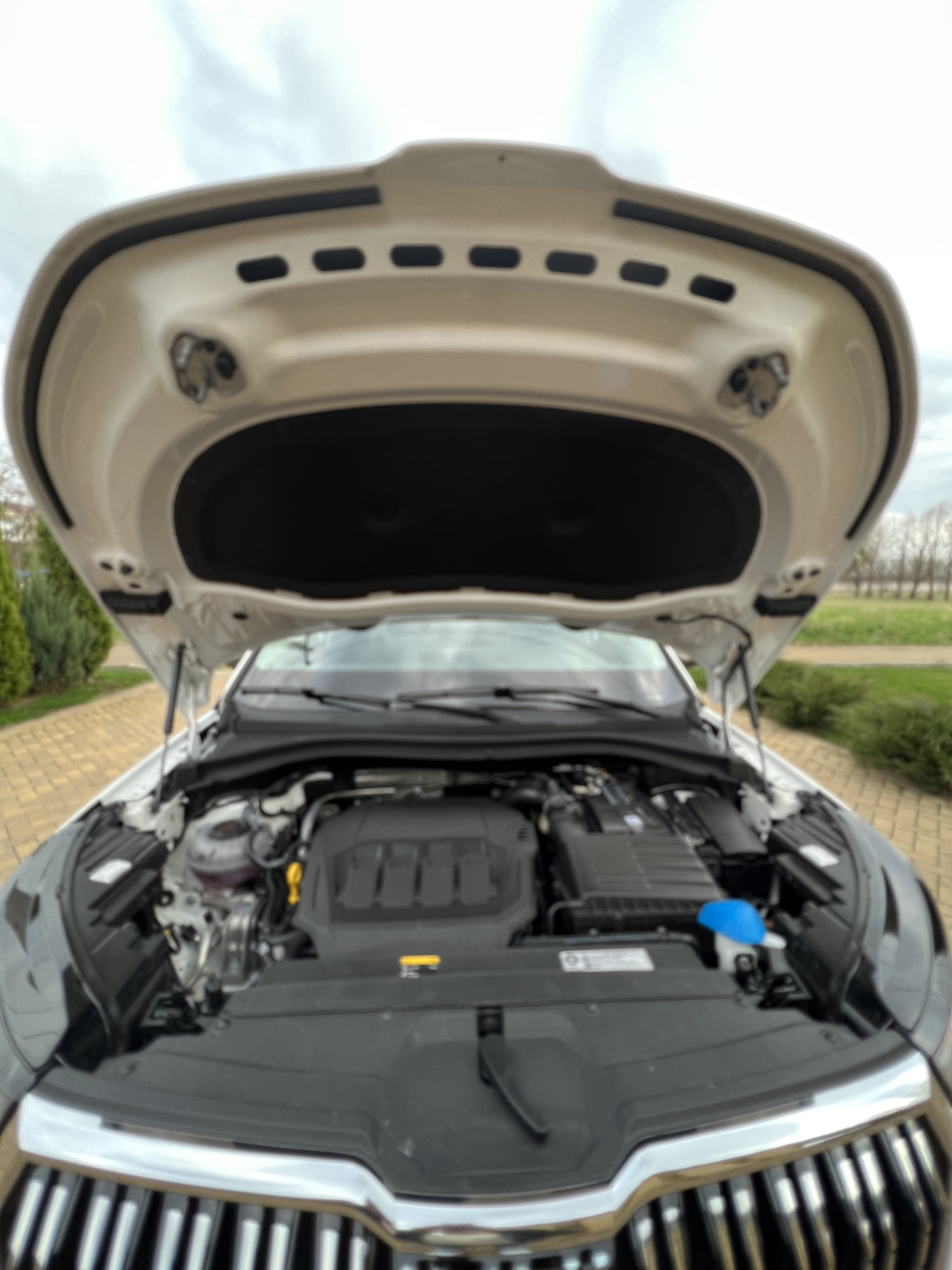 Шумоизоляция капота — Skoda Kodiaq (1G), 2 л, 2022 года | фотография ...