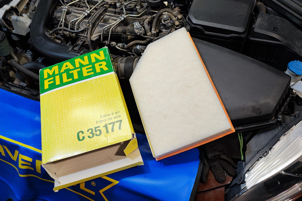 C35177 Воздушный фильтр MANN FILTER | Запчасти на DRIVE2