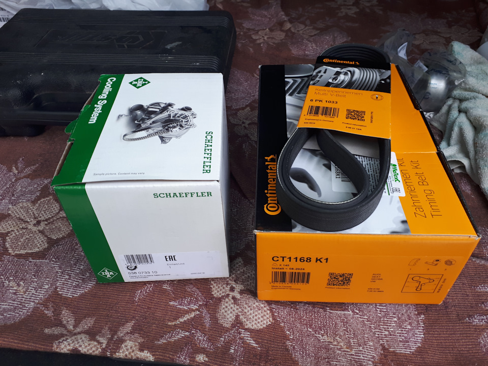 Замена ремня ГРМ + моторное масло — Volkswagen Passat Variant (B8), 2 л ...