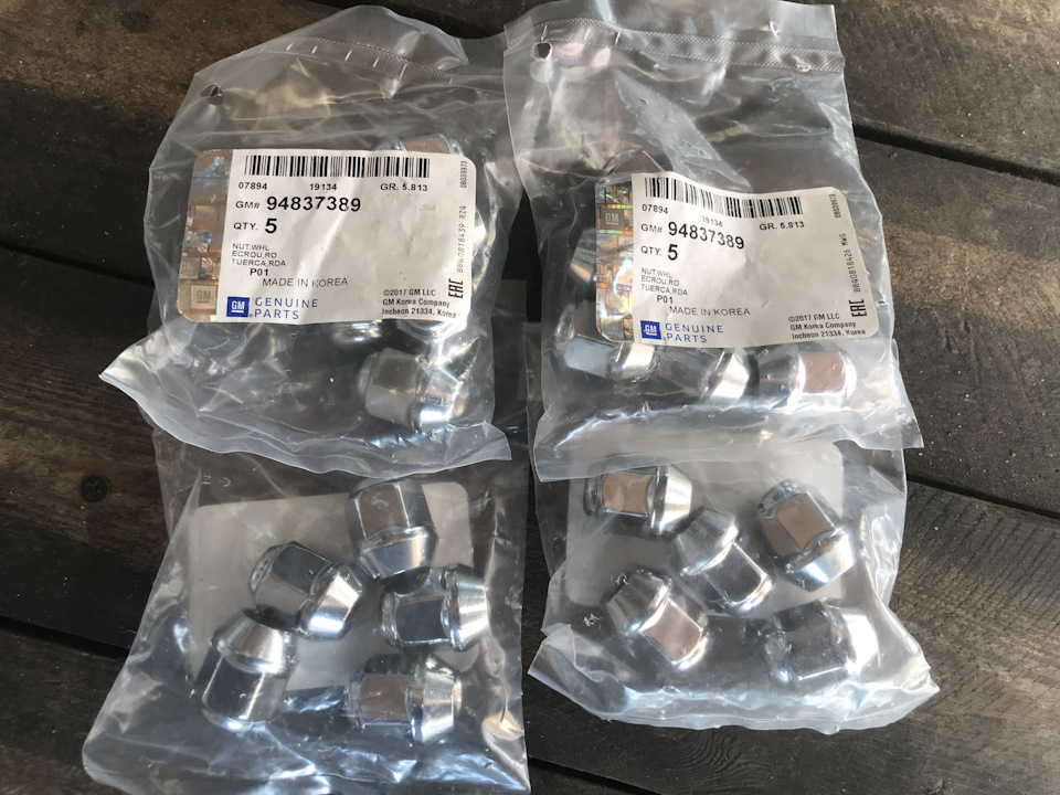 94837389 Гайка колесная GM | Запчасти на DRIVE2