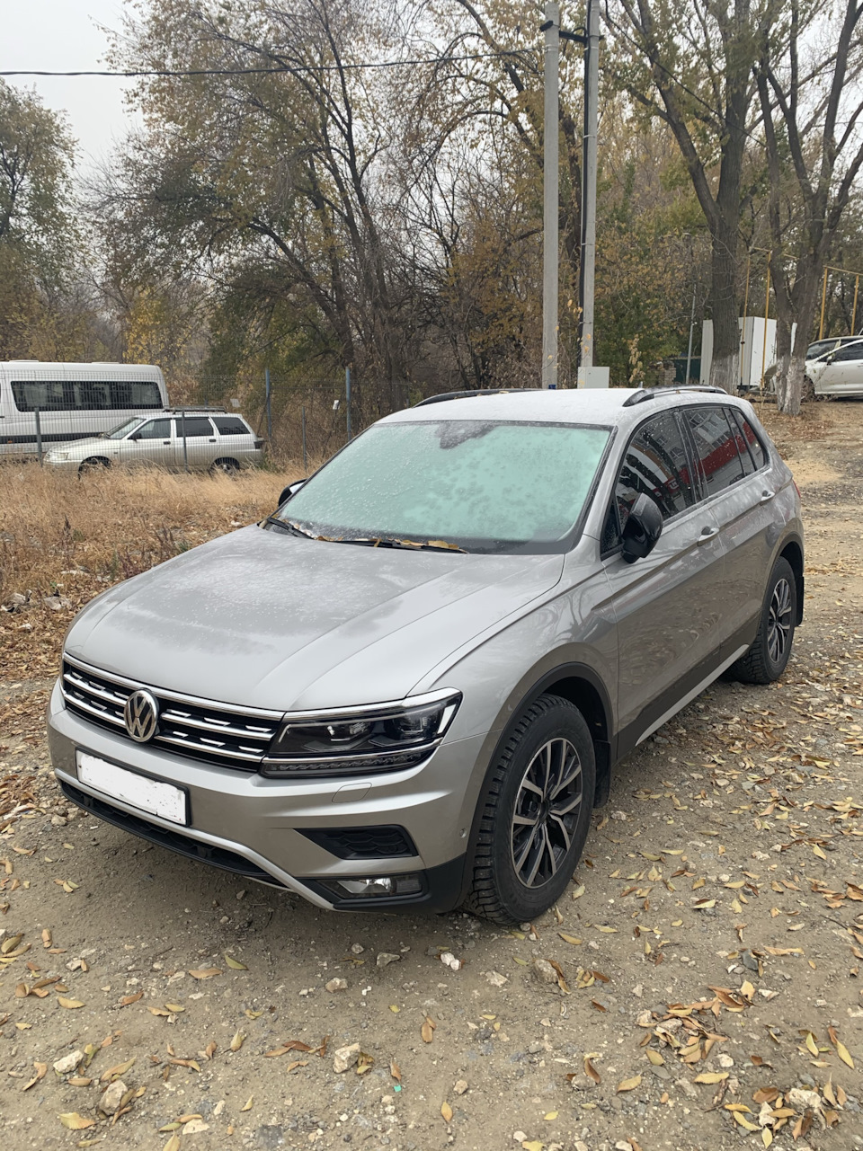 Зима — Volkswagen Tiguan (2G), 2 л, 2020 года | шины | DRIVE2