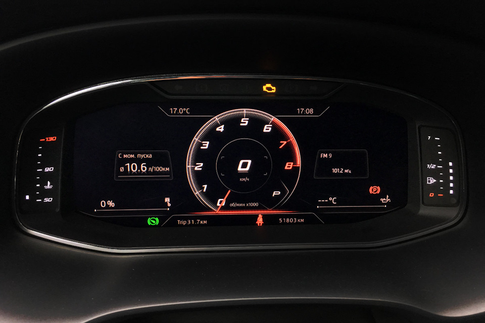 Установка MIB2 Navi 8" и виртуальной приборной панели — SEAT Leon FR ...