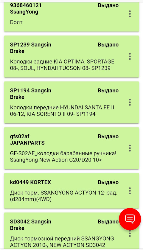 SP1239 Колодка тормозные задние SANGSIN | Запчасти на DRIVE2