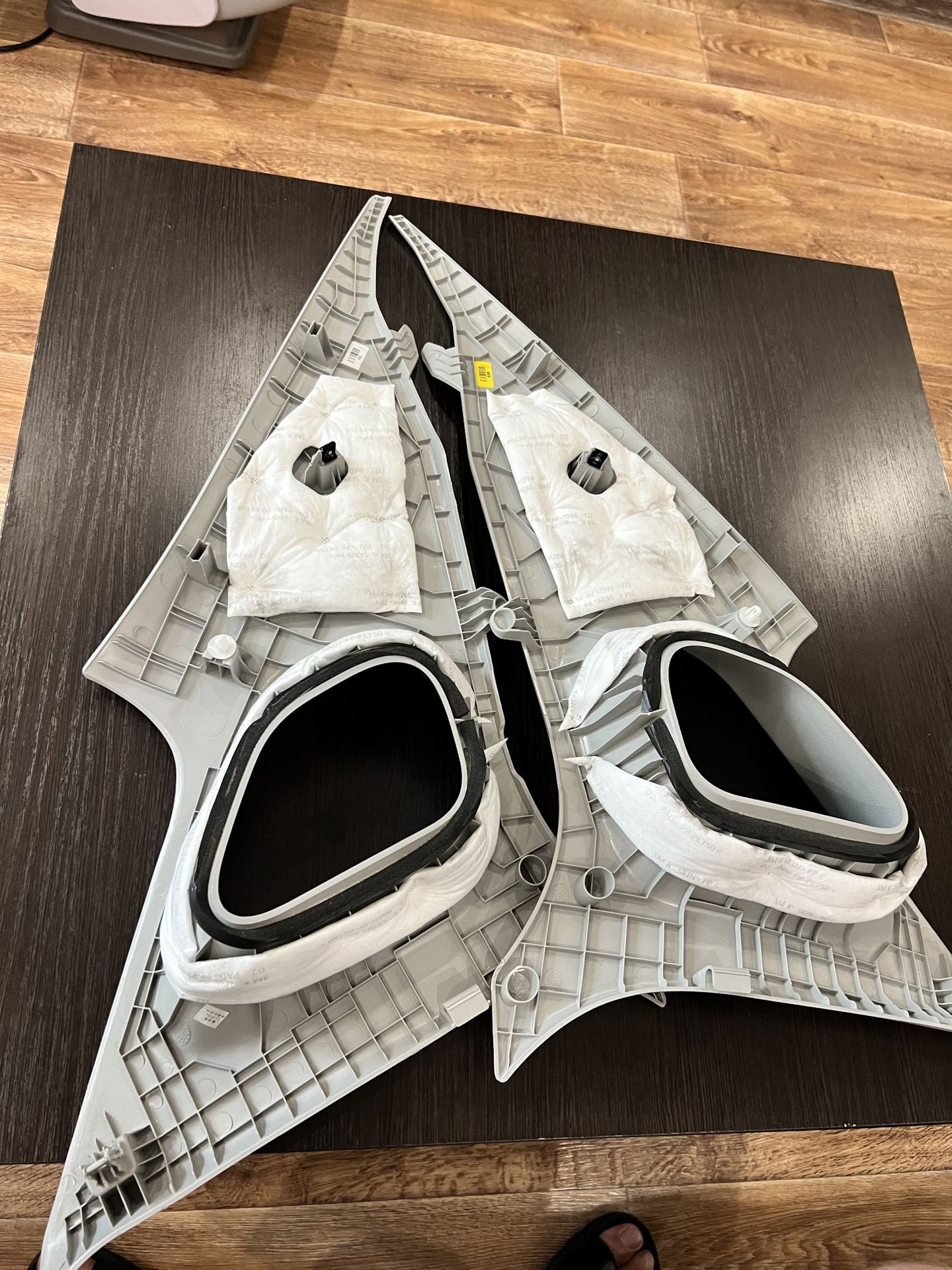 Накладки задних стоек готовы — KIA Optima (4G), 2 л, 2019 года | просто ...