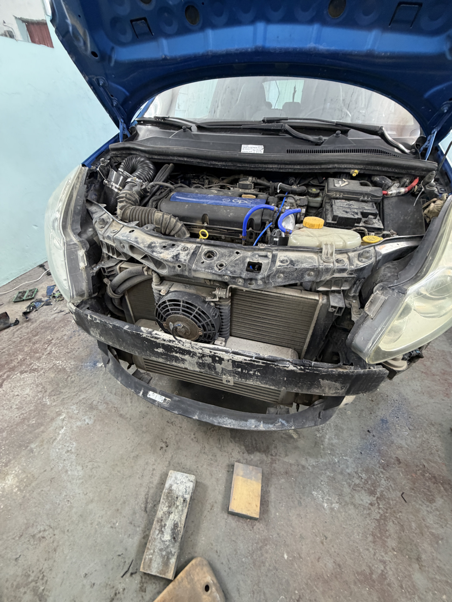 Поставил на ремонт обвеса! Этап 1 — Opel Corsa D OPC, 1,6 л, 2008 года ...