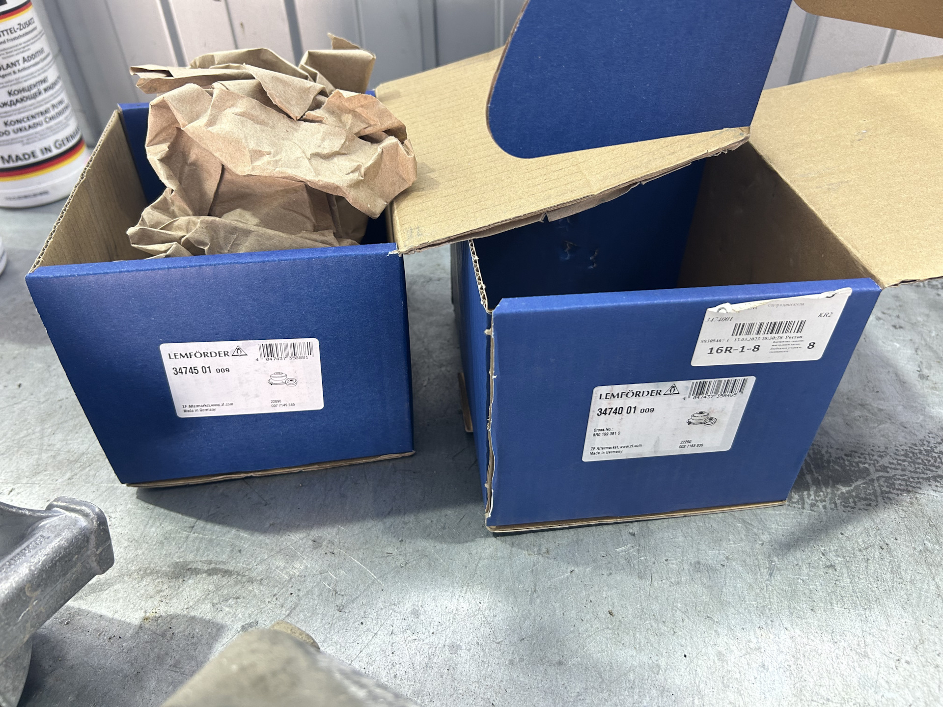 Борьба с вибрацией (замена опор двигателя) — Audi A6 (C7), 2 л, 2016 ...