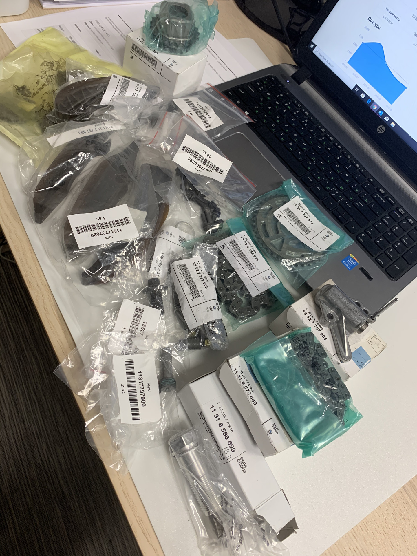 Замена Цепи ГРМ. Начало — BMW 3 series Coupe (E92), 2 л, 2009 года ...