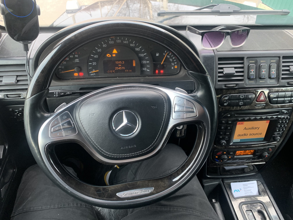 Самый красивый руль Мерседес — Mercedes-Benz G-Class (W463), 4 л, 2021 ...