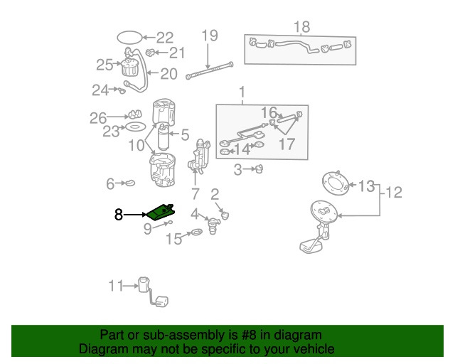 2321746090 Фильтр бензонасоса TOYOTA LEXUS | Запчасти на DRIVE2