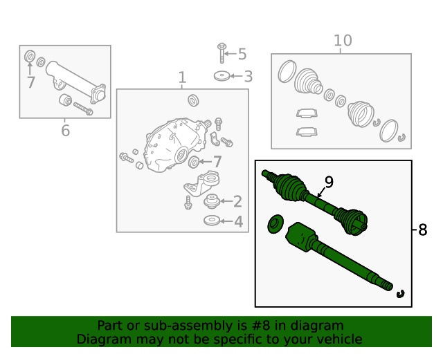 LR041970 ВЕДУЩАЯ ПОЛУОСЬ В СБОРЕ Jaguar Land Rover | Запчасти на DRIVE2