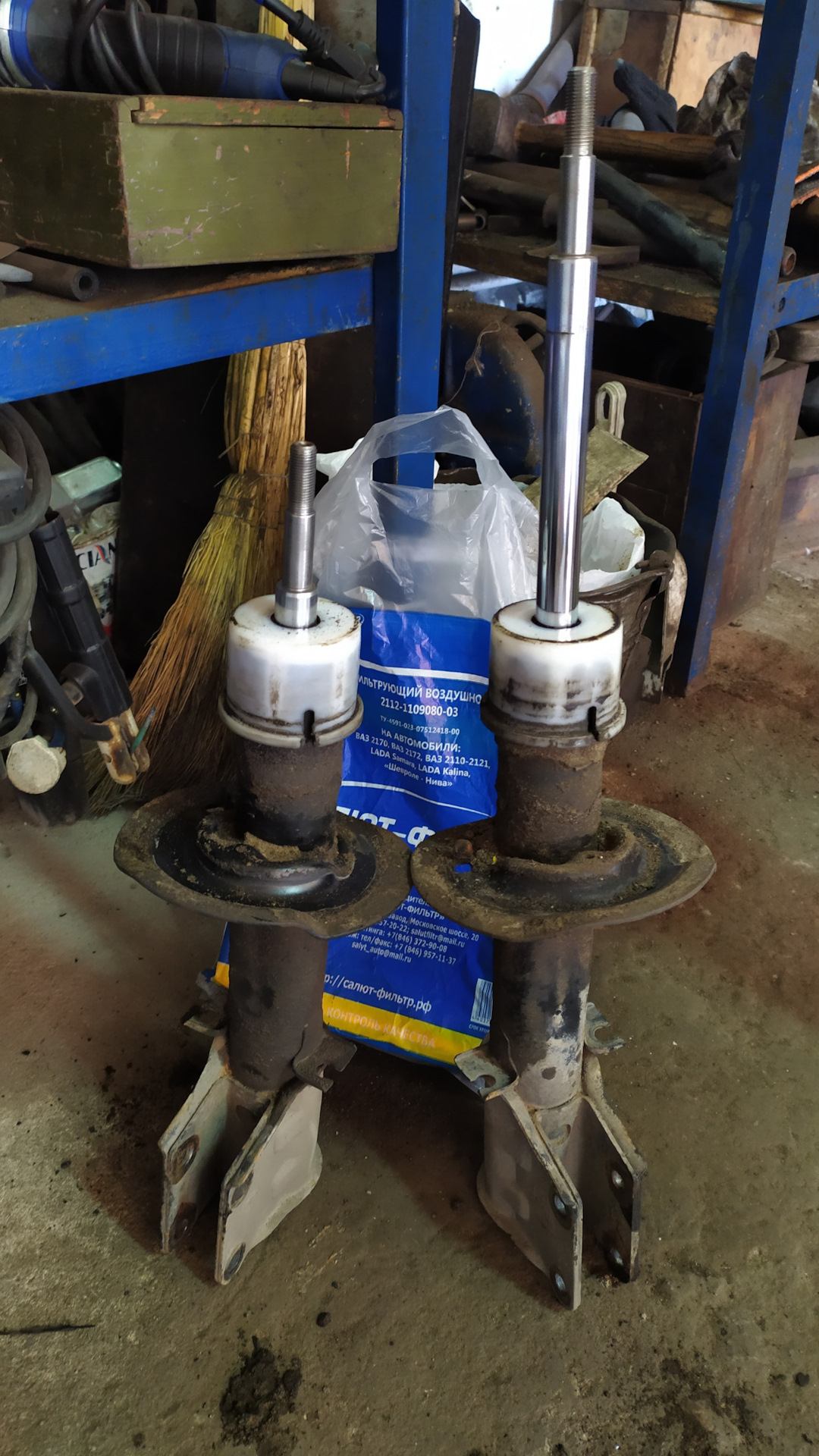 Замена передних стоек и шаровых опор. И опять непредвиденное… — FIAT ...