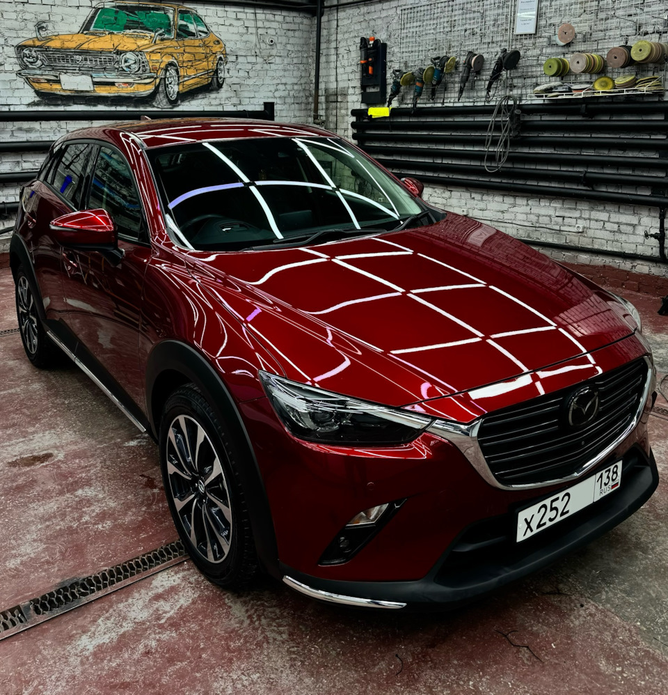 ТО5, переобувка и детейлинг — Mazda CX-3, 2 л, 2018 года | плановое ТО ...