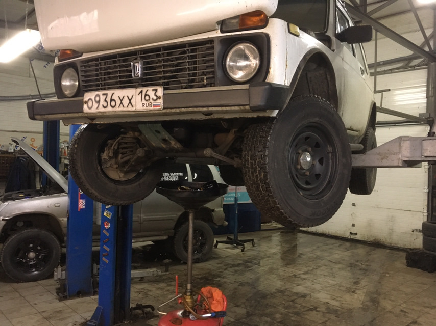 Маленькое ТО перед зимой — Lada 4x4 3D, 1,7 л, 1998 года | плановое ТО ...