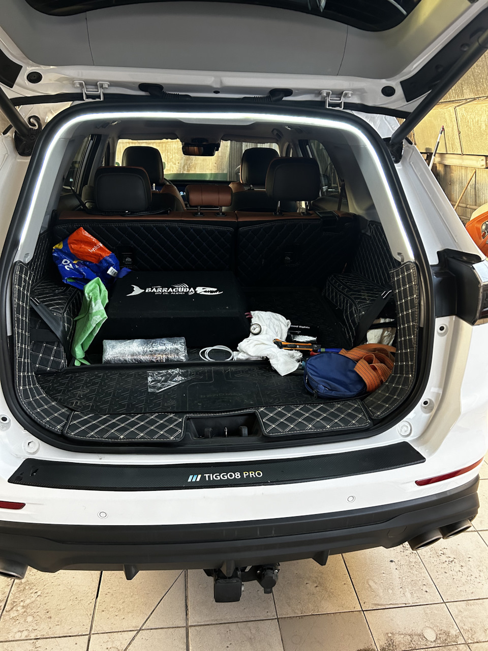 Багажник — Chery Tiggo 8 Pro Max, 2 л, 2022 года | аксессуары | DRIVE2