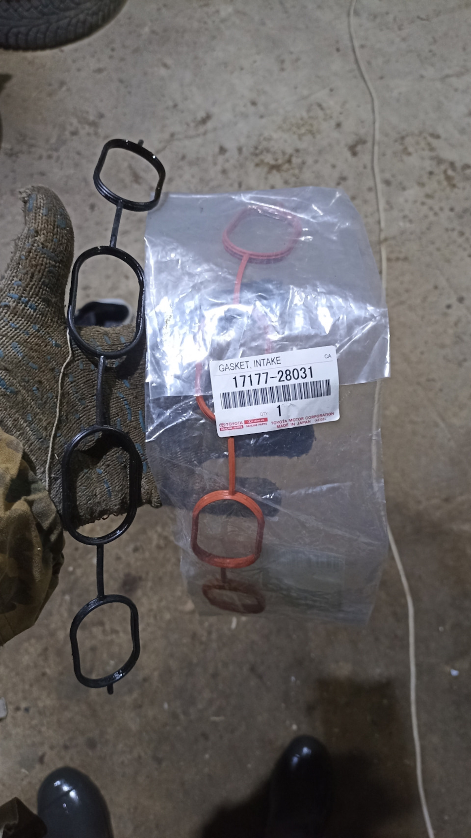 ♠141♠Снова заплавали обороты на холодную. Замена прокладки впускного ...