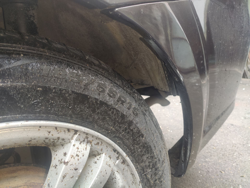 Установка брызговиков и подкрылков — Ravon Nexia R3, 1,5 л, 2017 года ...