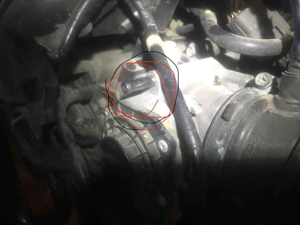 Отломил тройник системы охлаждения( — Mazda 6 (2G) GH, 2 л, 2008 года ...